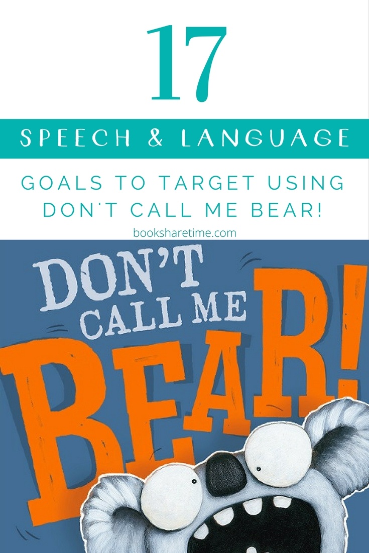 Don’t Call Me Bear - Book Share Time